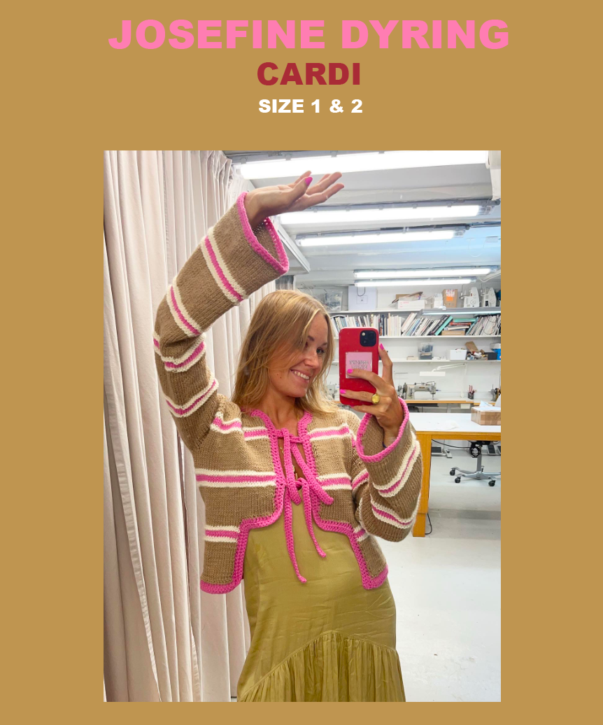 Cardi knitting pattern – Josefine Dyring Knit